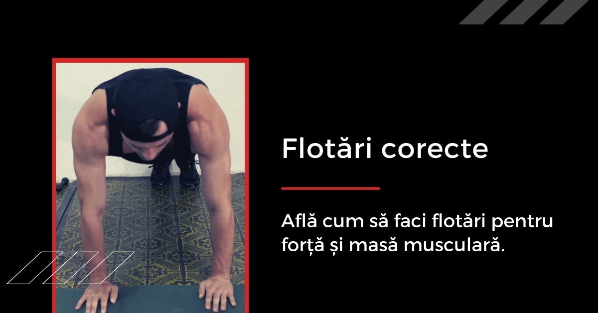 8 Tipuri de flotări: Program flotari pentru masa musculara.